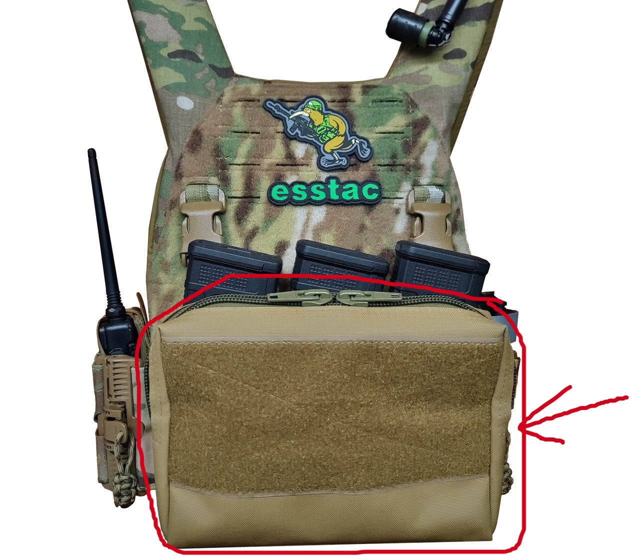 Esstac Admin GP Tall Pouch – DEVILSIX