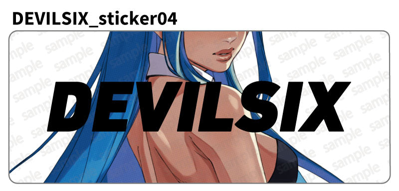 DEVILSIX - HORIZONTAL STICKER 04 – DEVILSIX