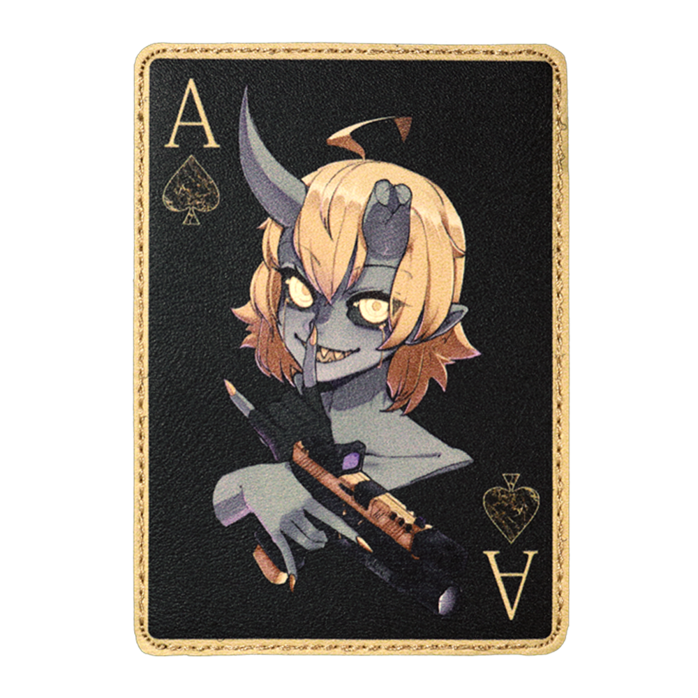 WAIFU DYNAMICS - WD ACE CARD PATCH – DEVILSIX