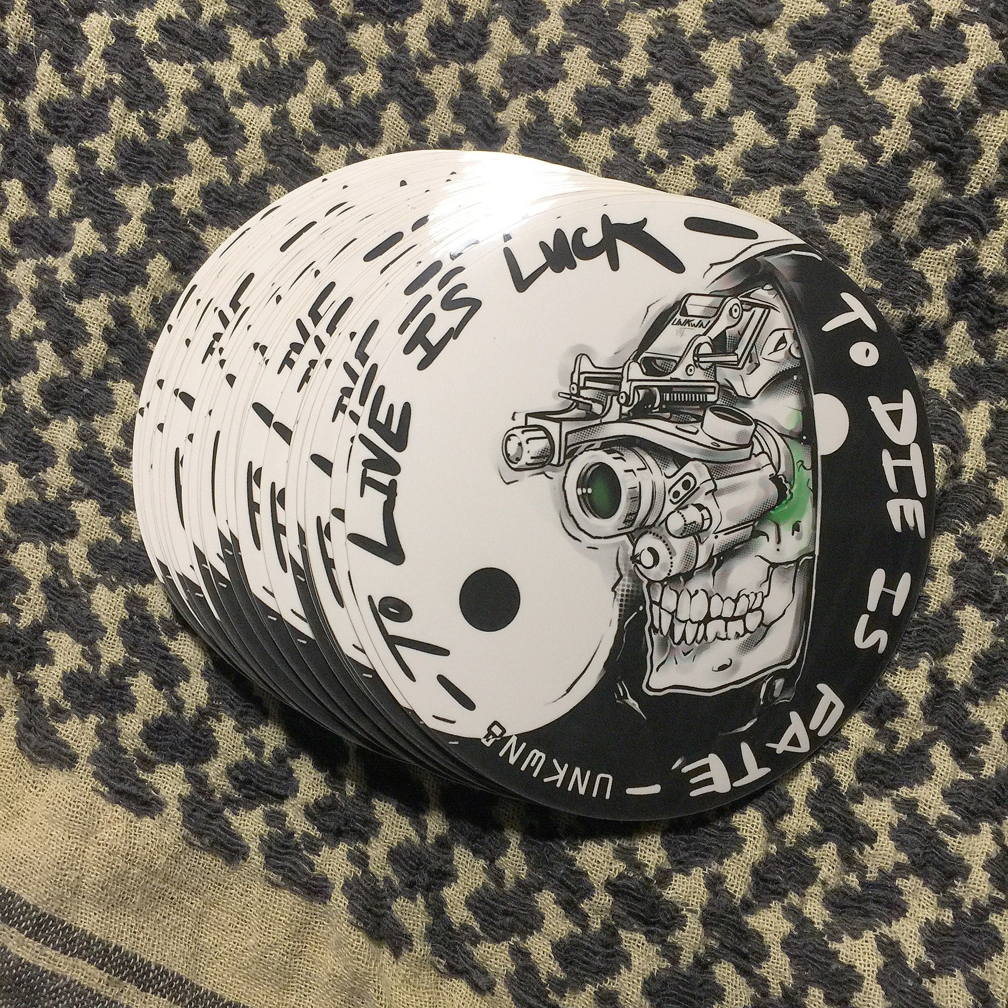 UNKWN8 - Yin/Yang Reaper Sticker – DEVILSIX