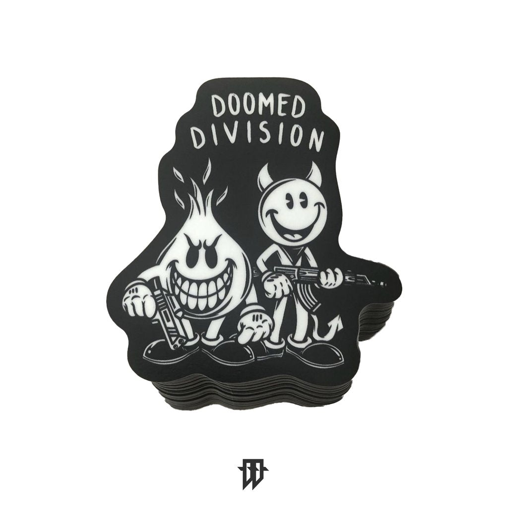 DOOMED DIVISION - Doomed Industries Sticker – DEVILSIX