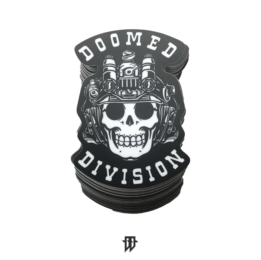 DOOMED DIVISION - Doomed Night Stalker Sticker – DEVILSIX