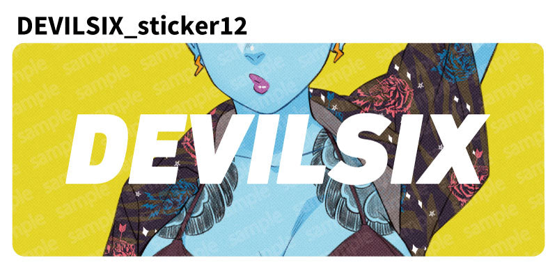 DEVILSIX - HORIZONTAL STICKER 12 – DEVILSIX