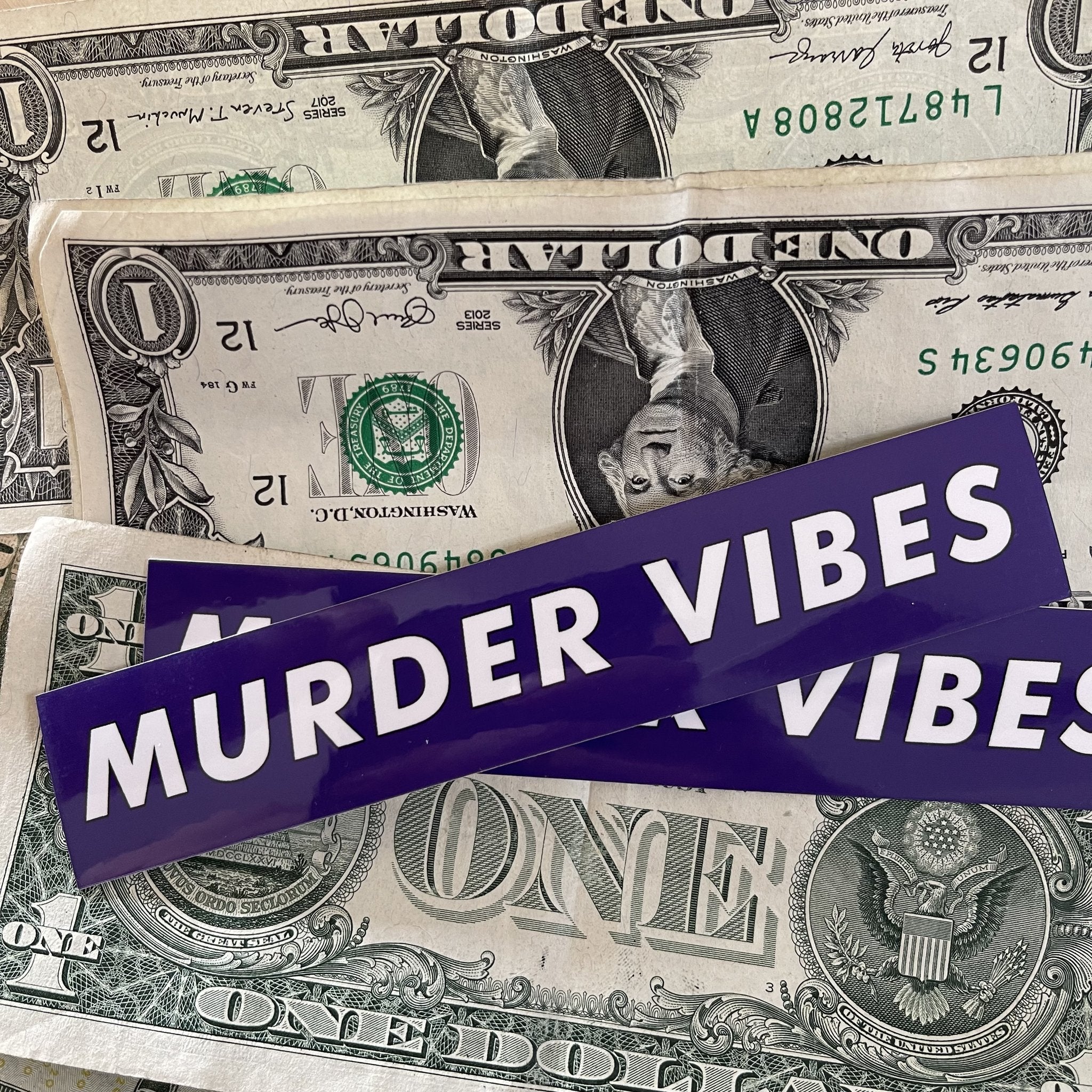 UNKWN8 - Murder Vibes PURP Vibe Sticker by GoldLeaderATX – DEVILSIX