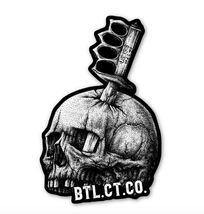 BATTLE CAT CO. - TRENCH KNIFE SKULL STICKER – DEVILSIX