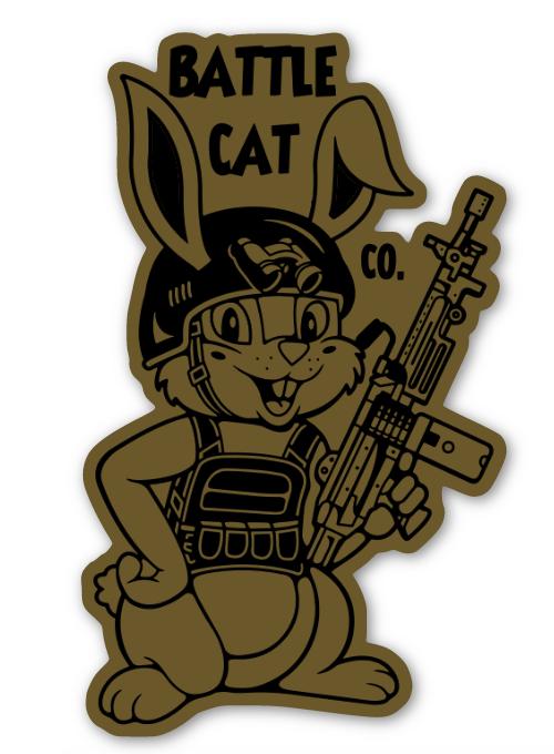 BATTLE CAT CO. - GUN BUNNY STICKER – DEVILSIX