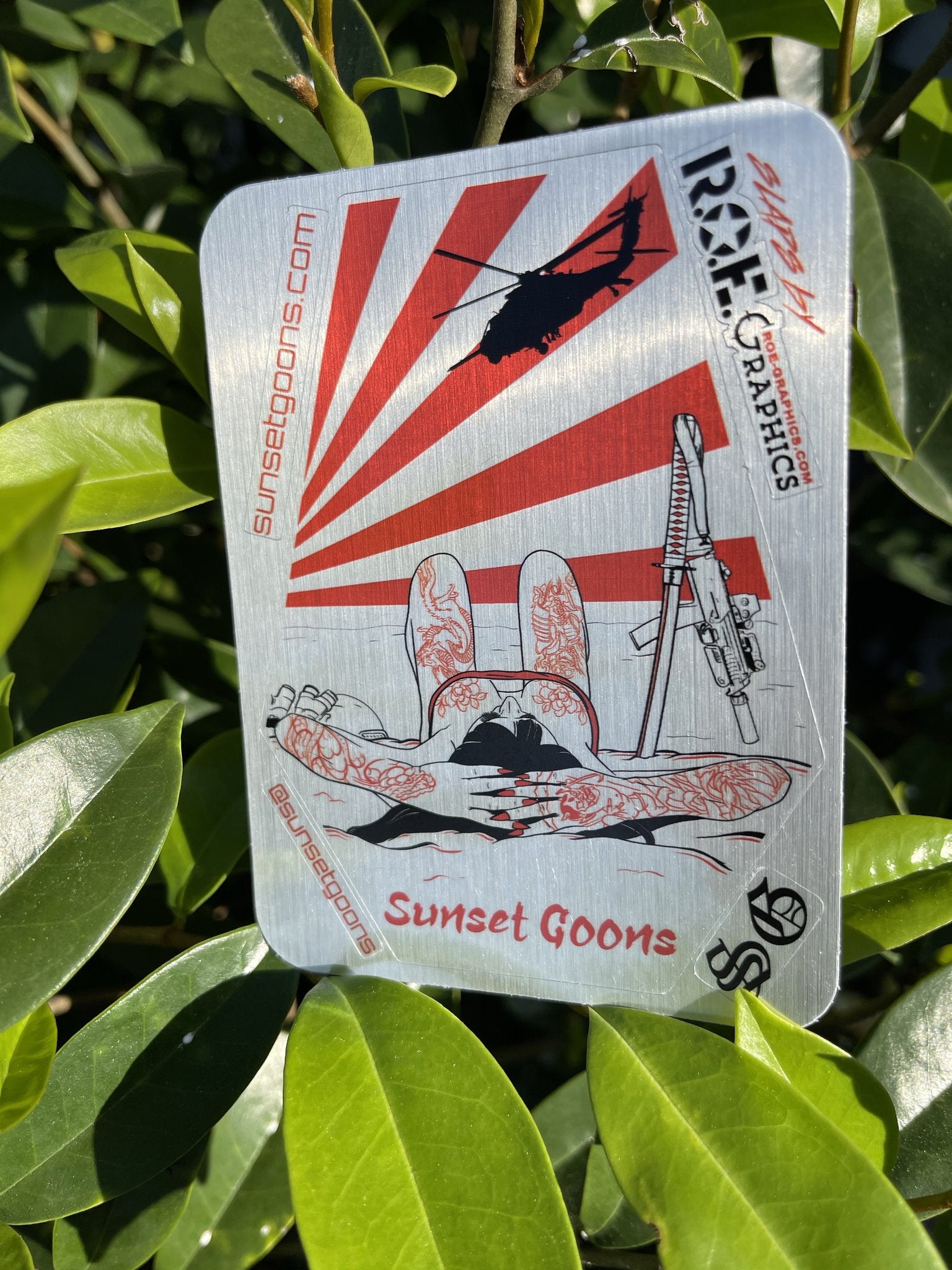SUNSET GOONS - New Beach Vibes Sticker – DEVILSIX